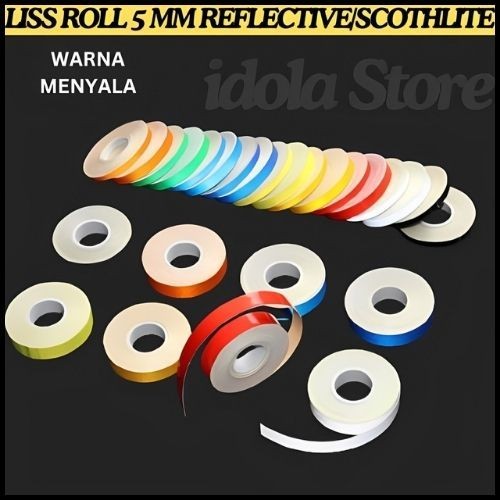 Jual Sticker Stiker Sticker List Velg Roll Gulung Motor Mobil variasi ...