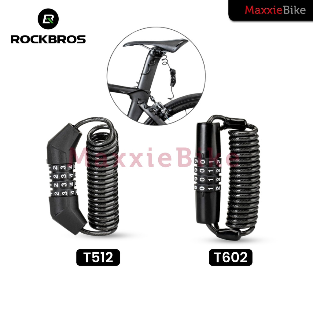 Jual ROCKBROS T609 T512 Lock Helmet Bike- Kunci Gembok Helm Sepeda ...