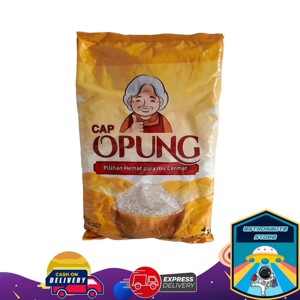 Jual Beras CAP OPUNG Punel Pilihan Cermat Kemasan 1Kg | Shopee Indonesia