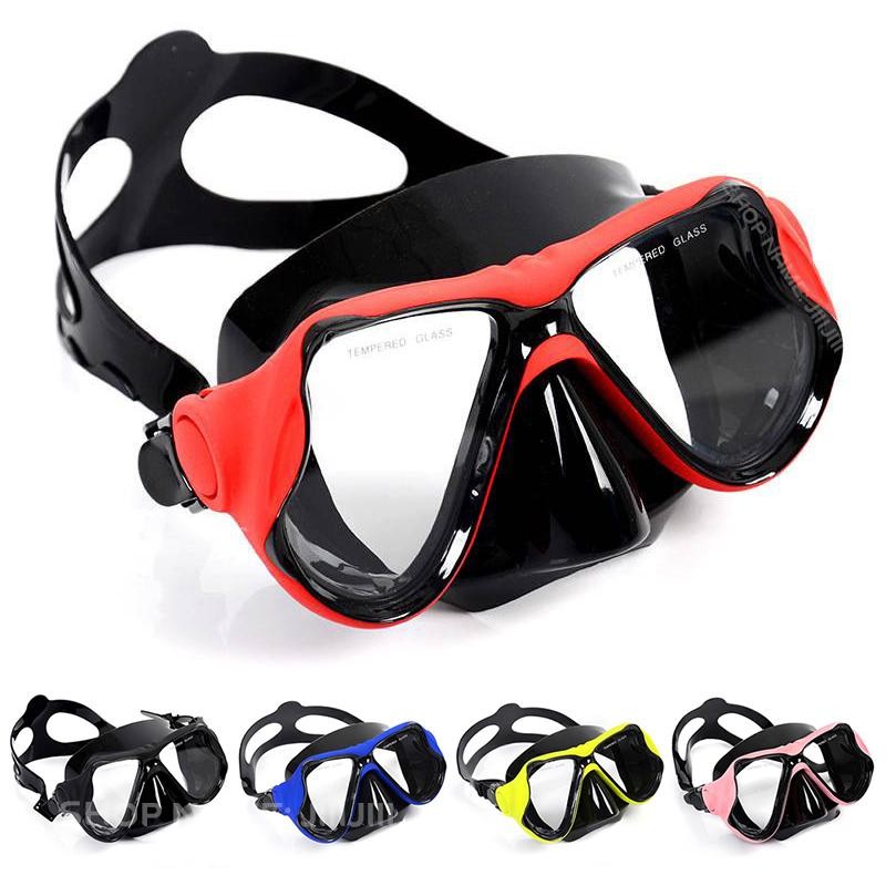 Jual JIIIJIII Masker Selam Kaca Tempered Baru dengan Tabung Pernapasan ...