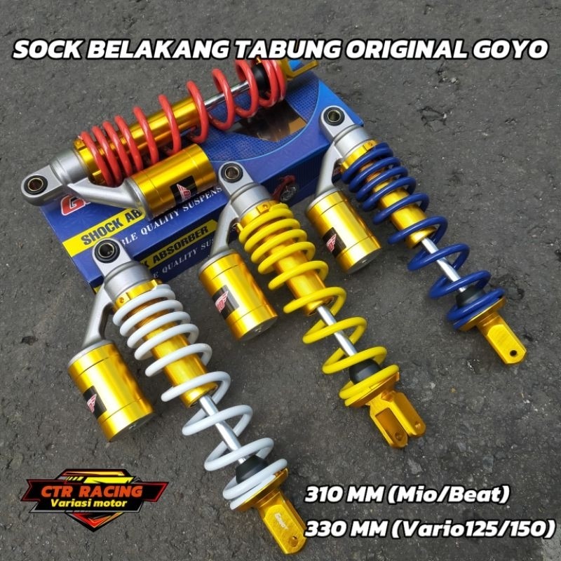 Jual shockbreaker tabung GOYO shock matik tabung shock Mio beat Vario ...