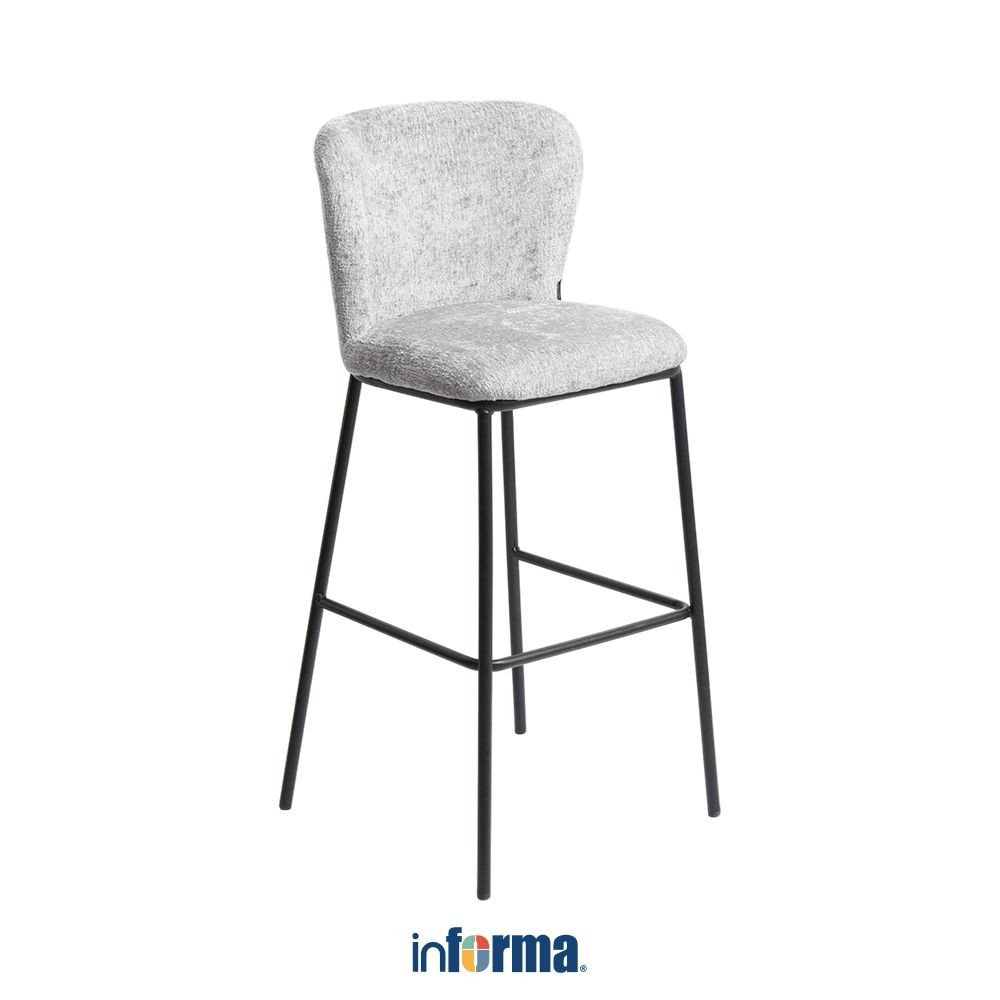 Jual Informa Layden Kursi Bar - Abu-Abu Bar Chair Kursi Kafe Bartending ...