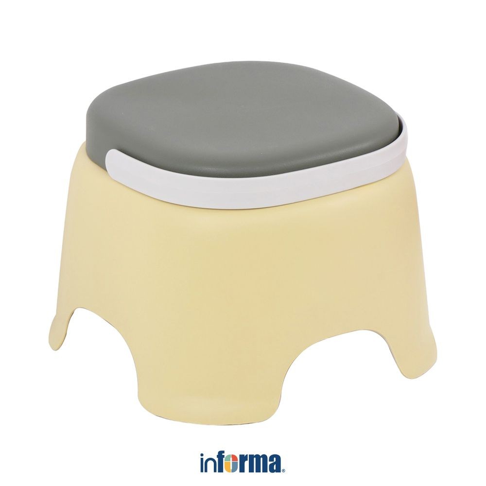 Jual Informa Bumble Bangku Medium - Kuning/Hijau Multipurpose Stool ...
