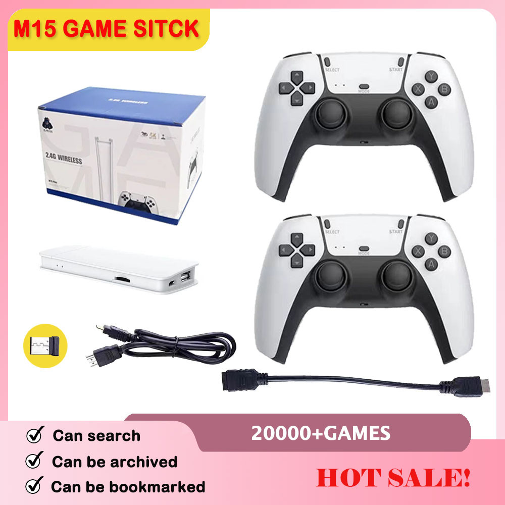 Jual M15 Game Stick Mini TV Handheld Game Classic 4K Retro Game ...