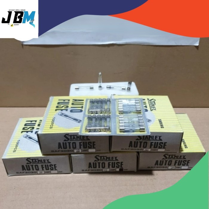 Jual SEKRING SIKRING TABUNG BOTOL GLASS 10 15 20 25 30 AMPERE UKURAN 6 ...