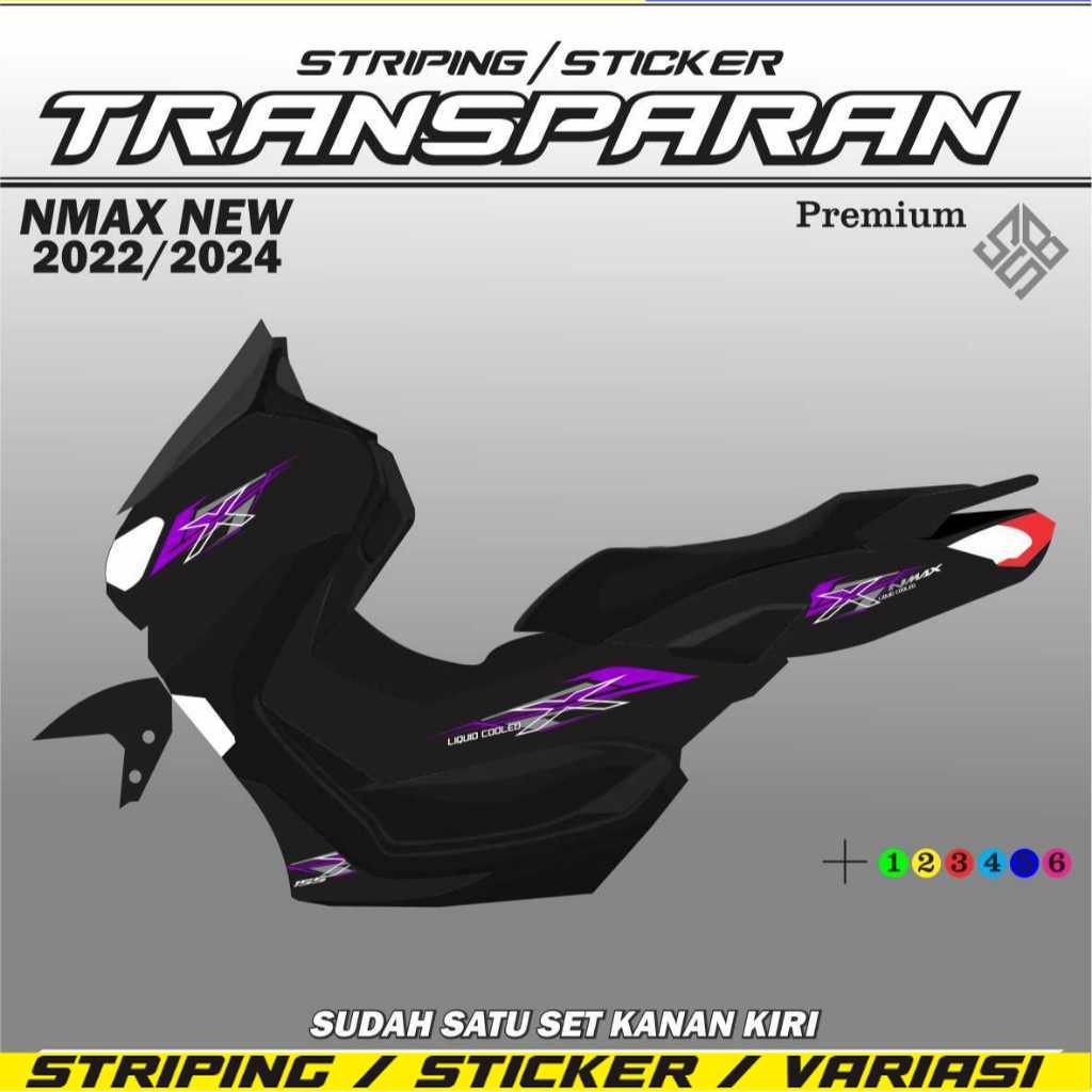 Jual SETIKER STRIPING TRANSPARAN UV NMAX NEW SPESIAL GRAFIS TERBARU ...