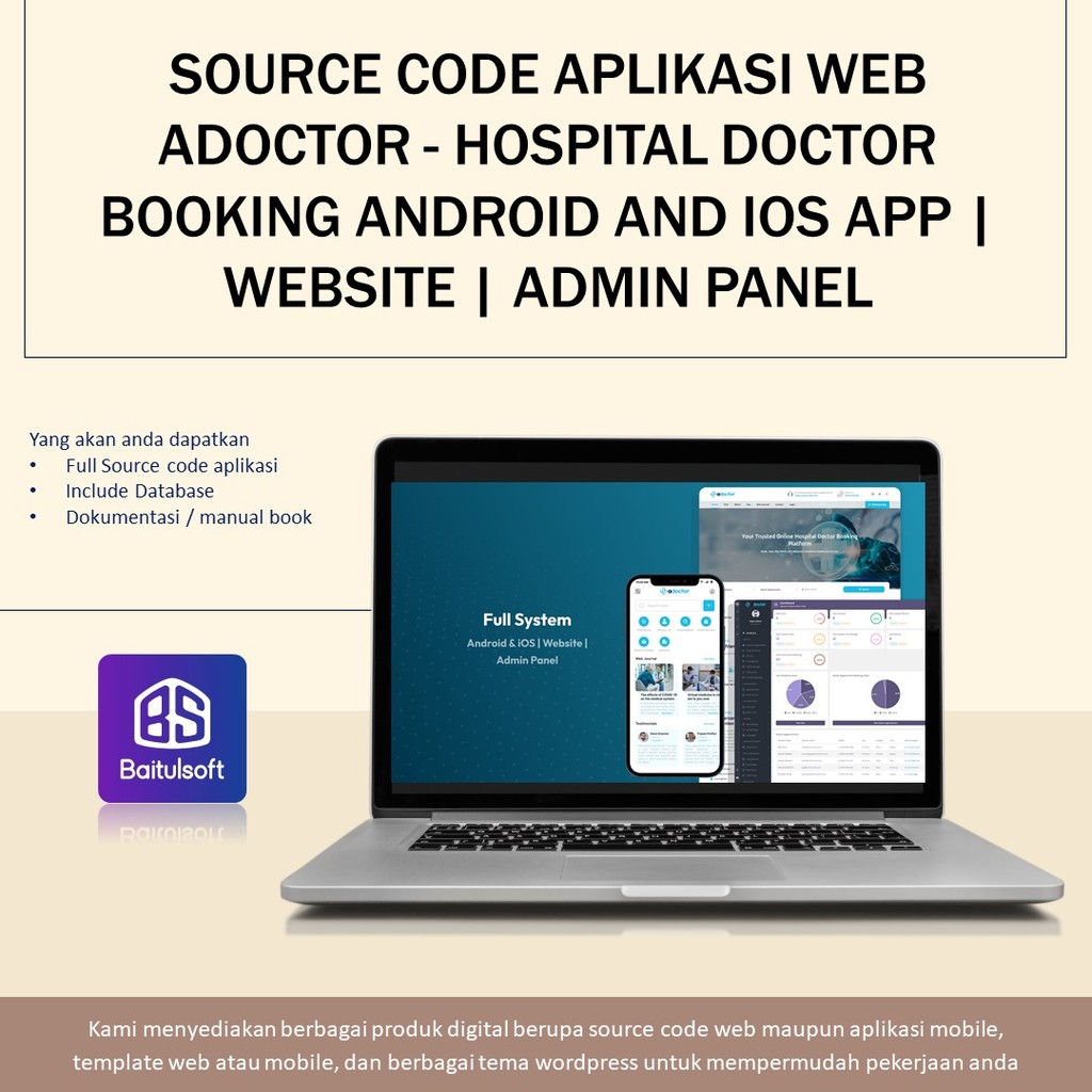 Jual SOURCE CODE APLIKASI WEB ADOCTOR - HOSPITAL DOCTOR BOOKING ANDROID AND IOS APP | WEBSITE ...