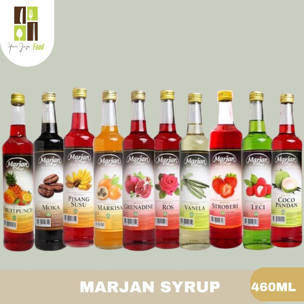 Jual Marjan Syrup / Sirup / Minuman / Sari Buah / Vanila / Strawberry ...
