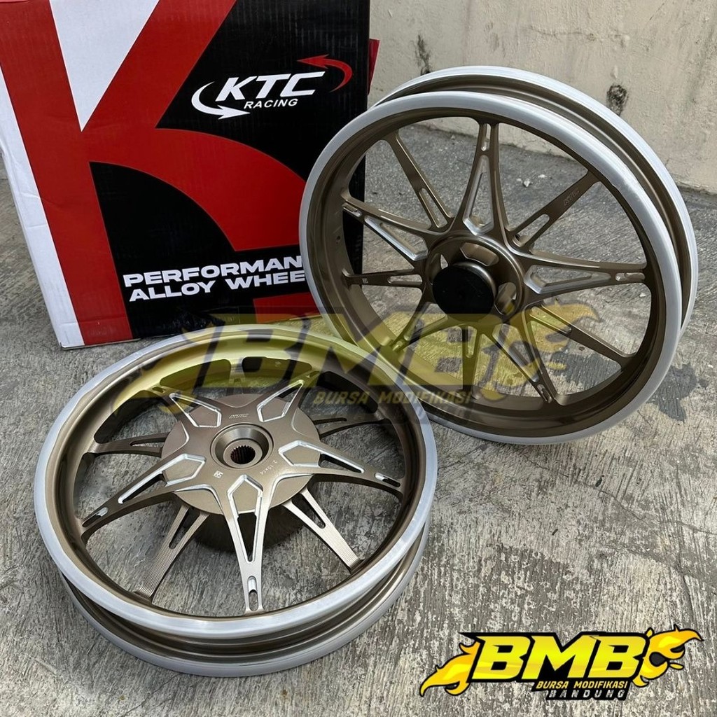 Jual Velg KTC Racing Beat Scoopy Genio Vario 110 Chronos palang 10 new dual tone | Shopee Indonesia
