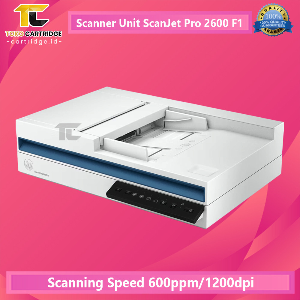Jual Scanner HP Flatbed ADF Automatic Document Feeder Pro 2600 ScanJet Pro 2600 20G05A F1 ...