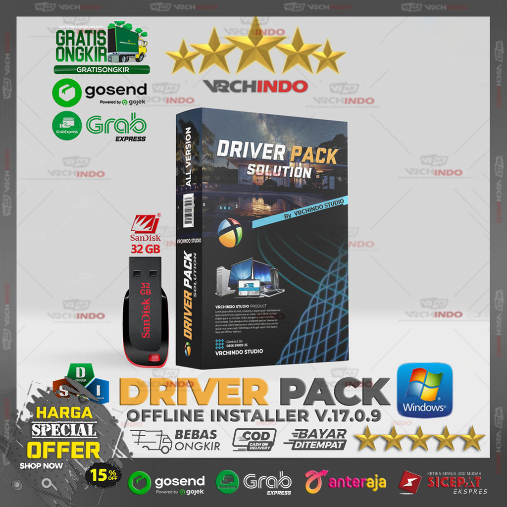Jual DriverPack Offline 17 Final | USB Driver Installer - Driver Pack ...