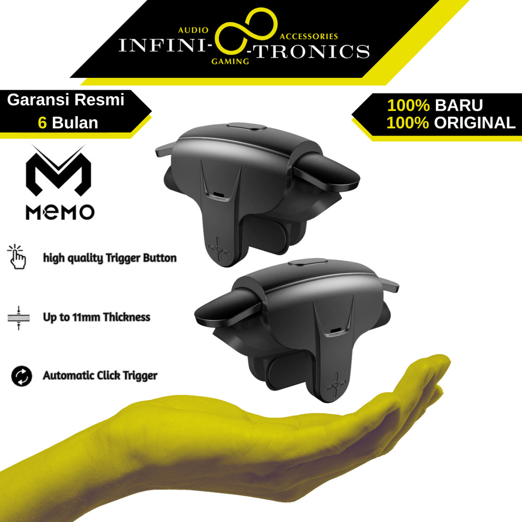Jual Memo AK05 Automatic Firing Trigger Bisa Tembak Otomatis Controller Gaming | Shopee Indonesia