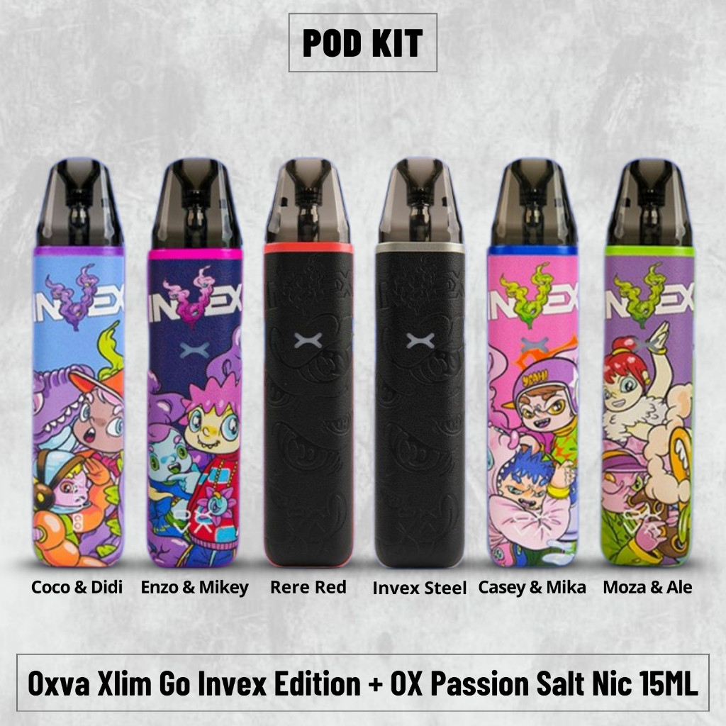 Jual Oxva Xlim Go Invex Edition Pod Kit + OX Passion Salt Nic 15mL by ...