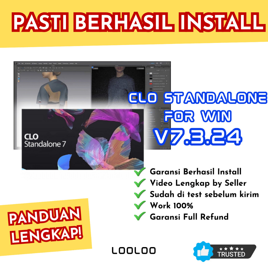 Jual CLO Standalone Versi 7.3.240 Paling TERBARU 3D Fashion - Aplikasi Membuat Desain Busana ...