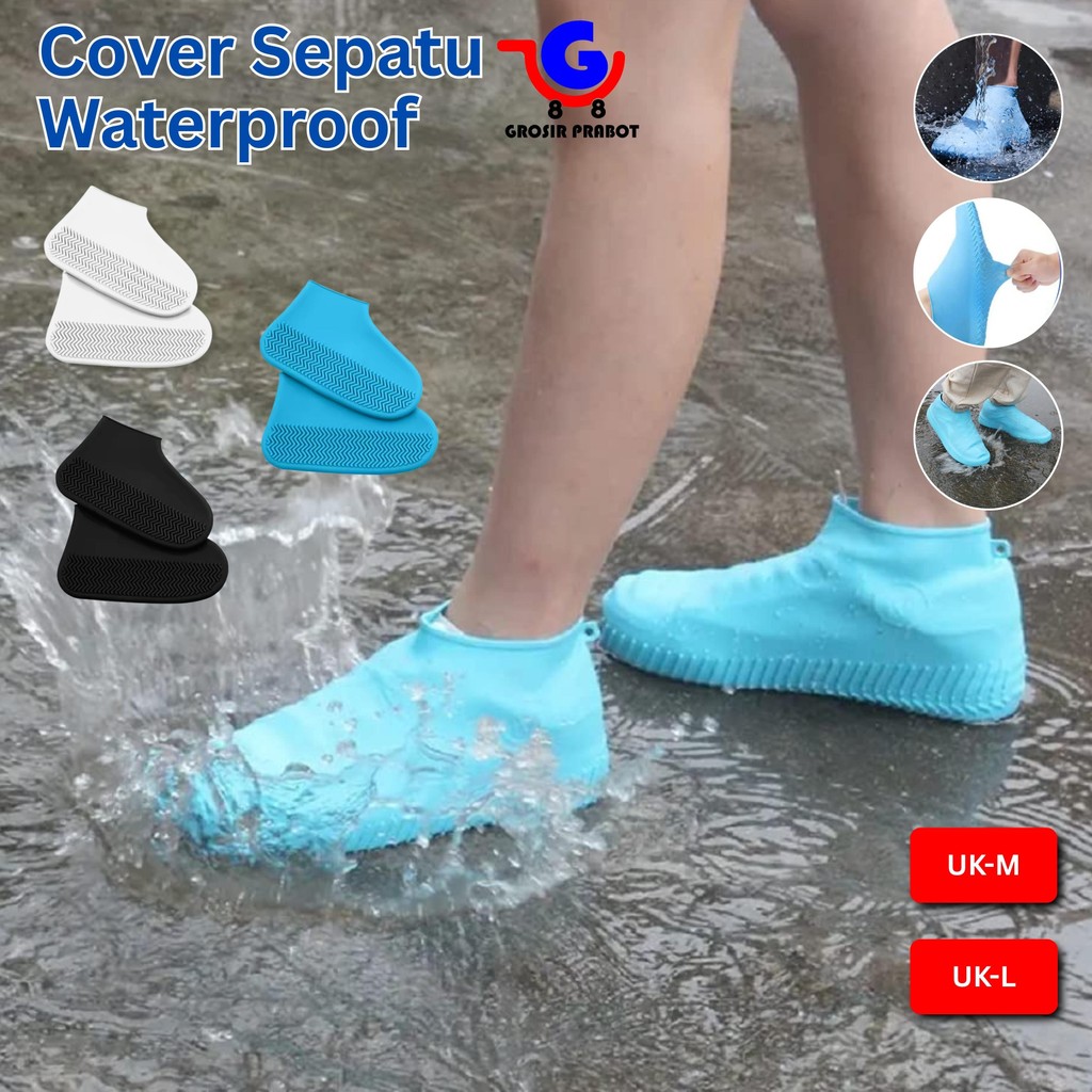 Jual GPM Cover Sepatu Sarung Pelindung Sepatu Karet Silikon Anti Air ...