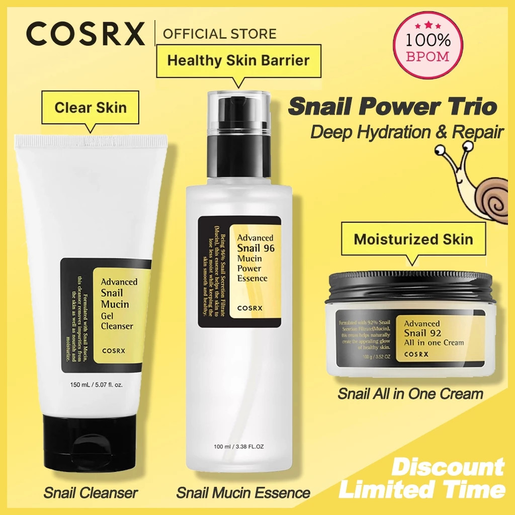 Jual COSRX Advanced Snail Mucin 96 Power Essence 100ml + 92 All in One ...