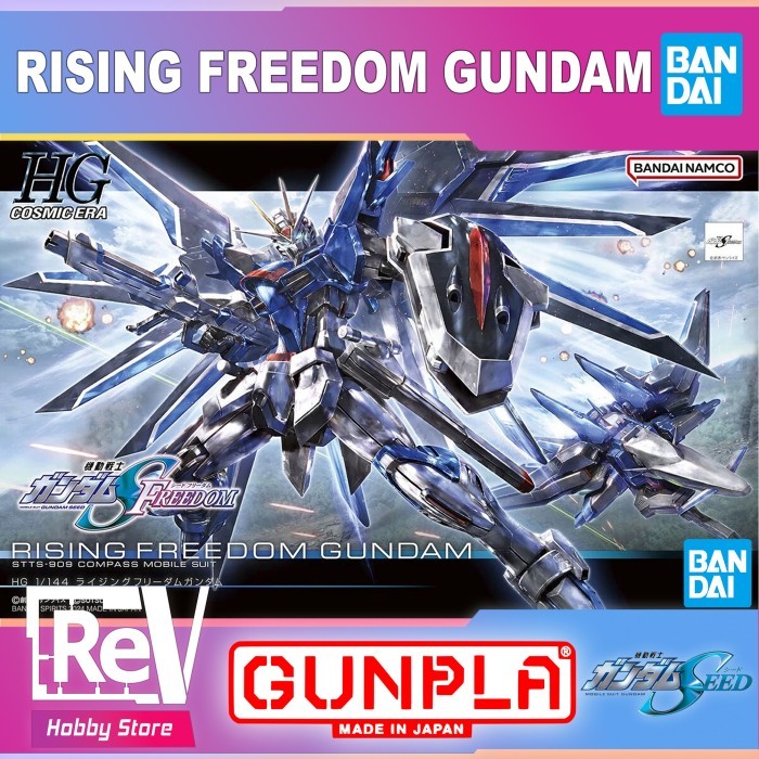 Jual HG RISING FREEDOM GUNDAM BANDAI HGUC 1/144 | Shopee Indonesia