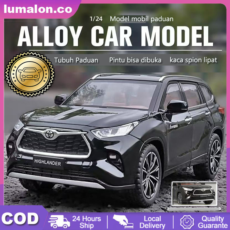 Jual Diecast Premium Toyota Innova Zenix Highlander 1:24 Skala Toyota ...