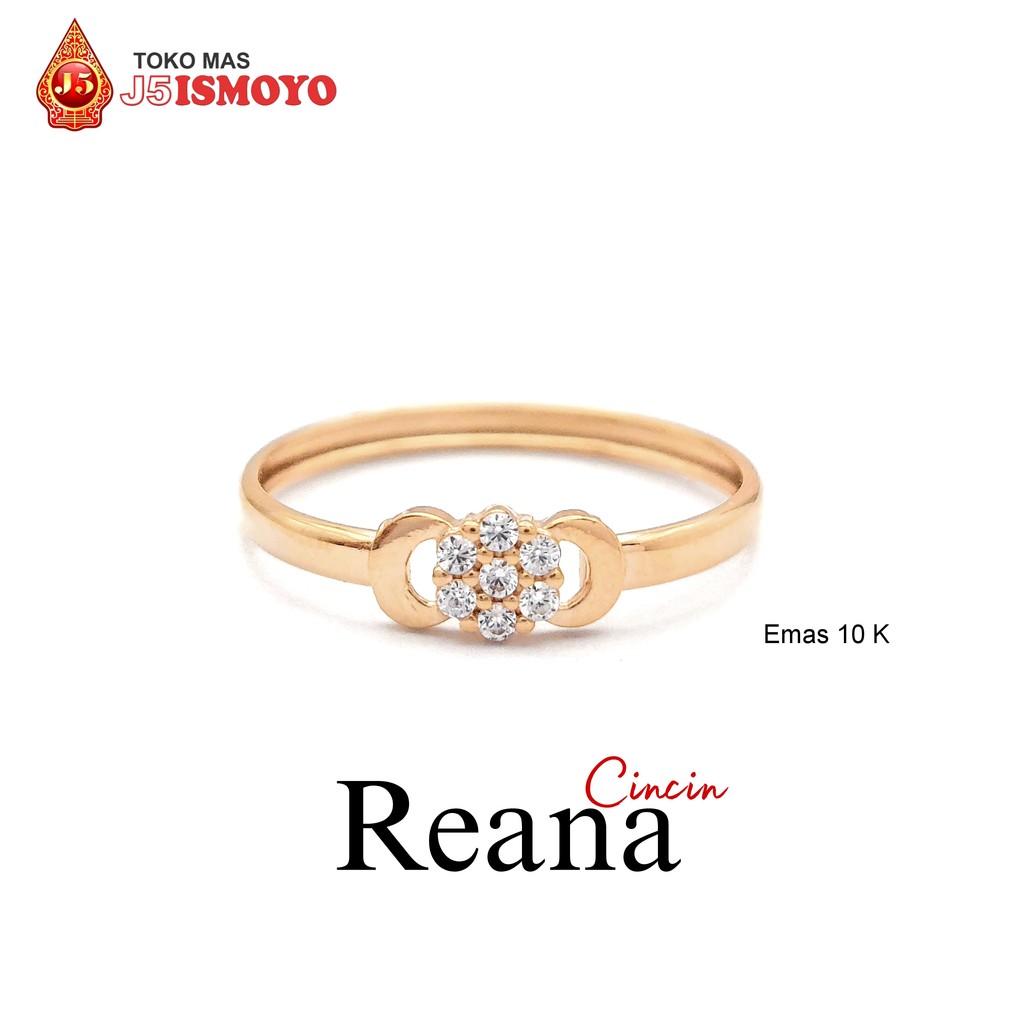 Jual Cincin Emas Mas Asli Model Reana J5 Ismoyo | Shopee Indonesia