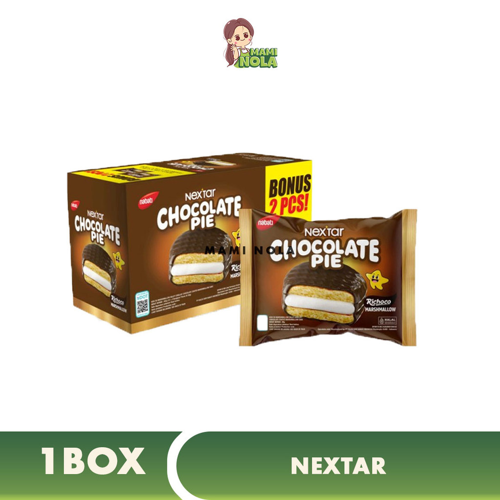 Jual Nextar Chocolate Pie Chocopie Isi 12 pc | Shopee Indonesia