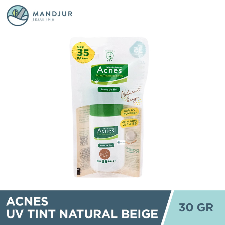 Jual Acnes UV Tint Natural Beige SPF 35 PA+++ 30 Gr - Sunscreen Kulit ...
