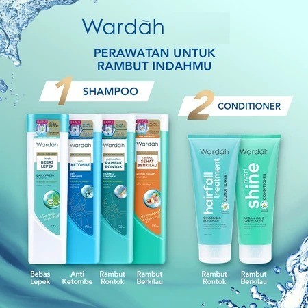 Jual Paket BundlE Wardah Hair Care Shampoo + Conditioner Series ...