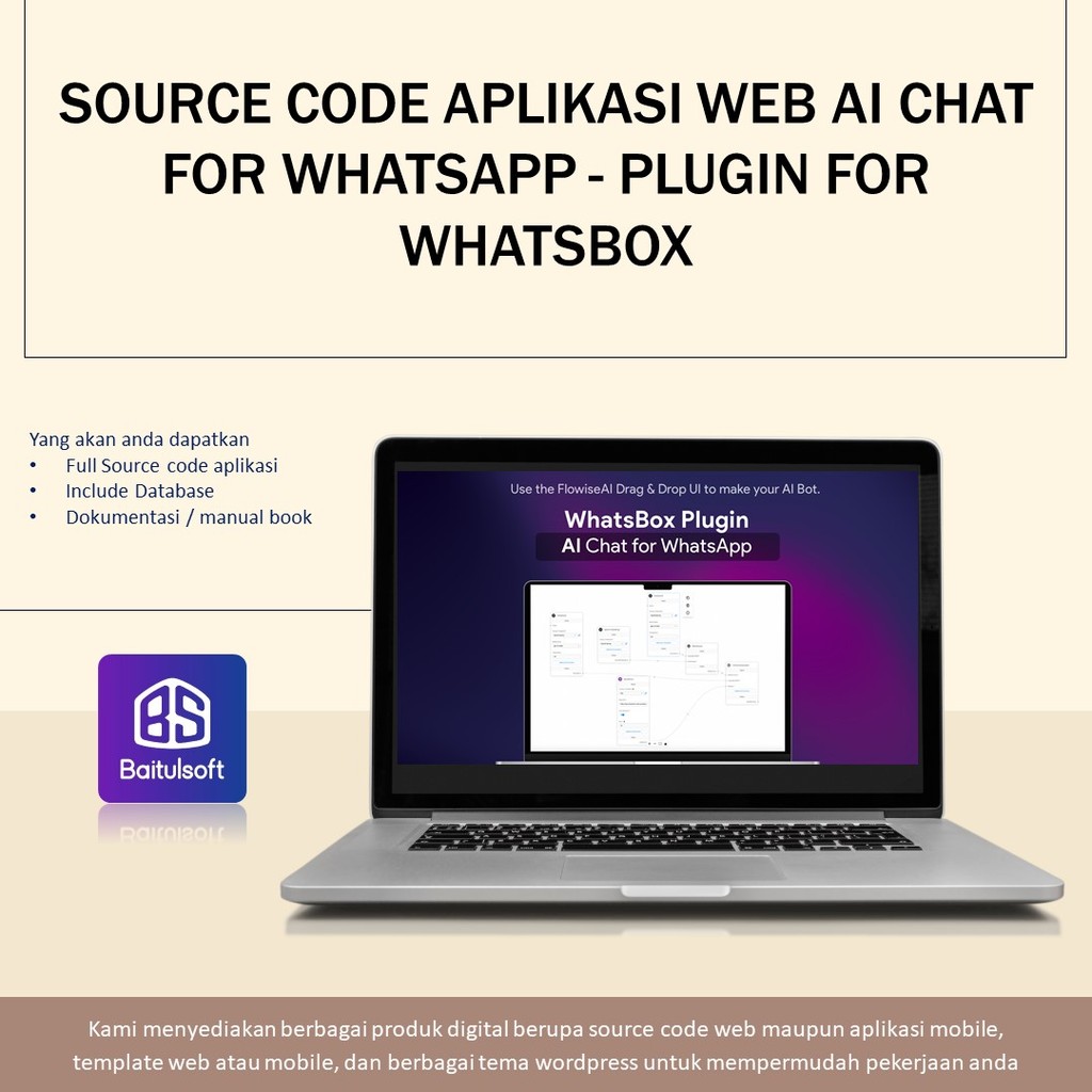 Jual SOURCE CODE APLIKASI WEB AI CHAT FOR WHATSAPP - PLUGIN FOR WHATSBOX | Shopee Indonesia