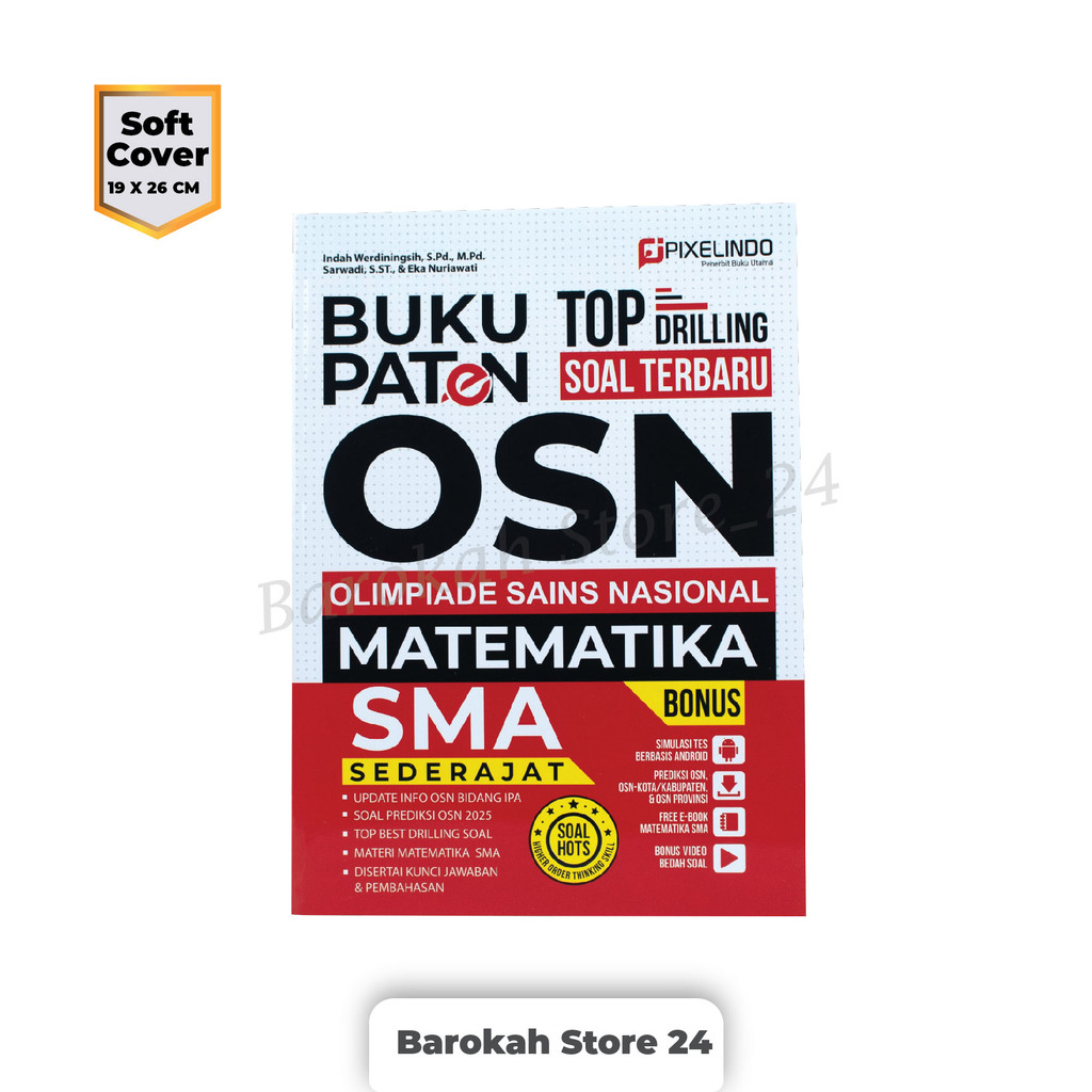 Jual Buku Osn Matematika Sma Kumpulan Soal Dan Latihan Untuk Juara Olimpiade Terbaru Pixelindo ...