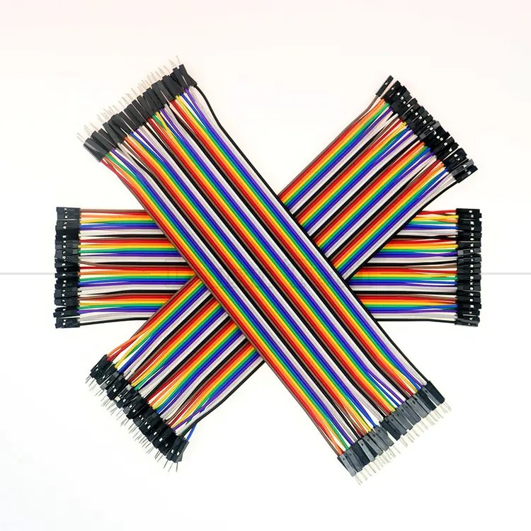 Jual 40PCS JUMPER CABLE KABEL 20CM MALE TO FEMALE DUPONT FOR BREADBOARD ...