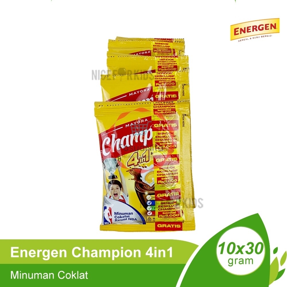 Jual Energen Susu Champion Coklat Renceng Susu Anak Renteng isi 10 ...