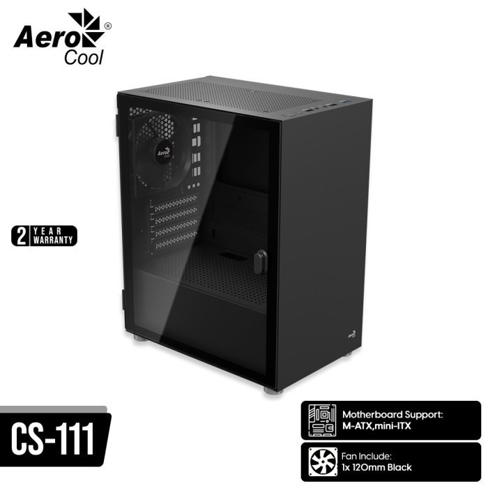 Jual CASING AEROCOOL CS 111 - mATX Gaming Case | Shopee Indonesia