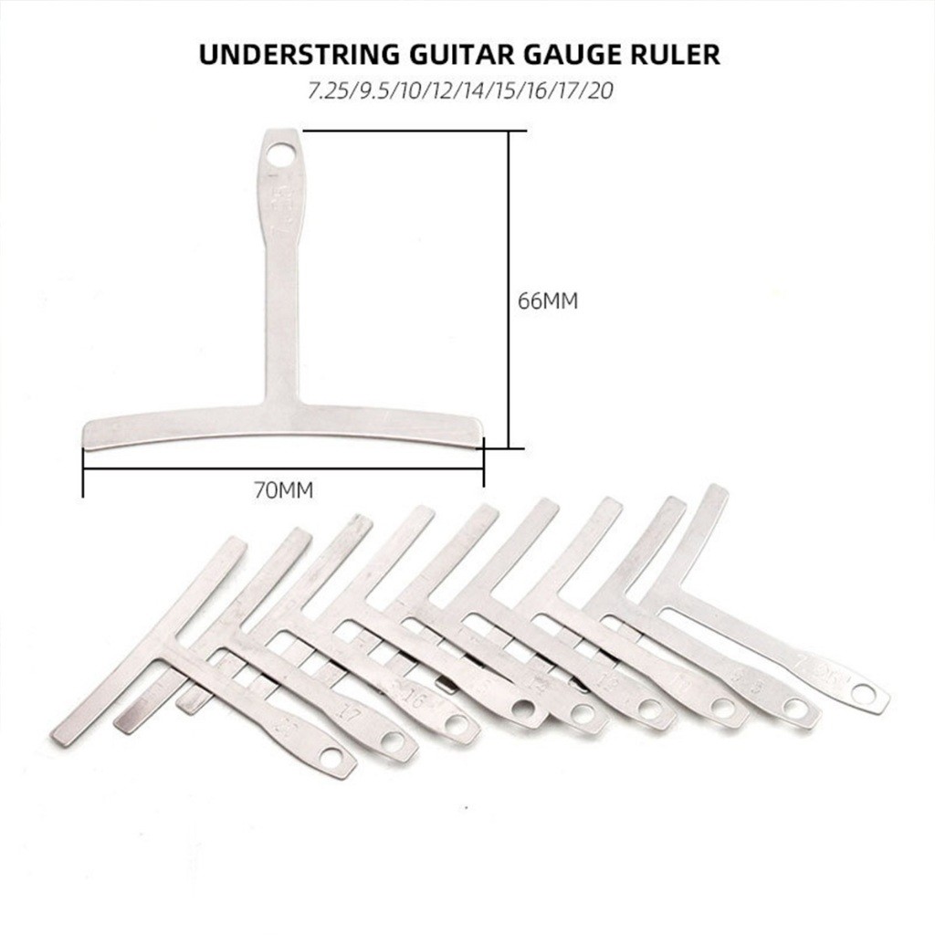 Jual 9pcs Alat Pengukur Gauges Radius Senar Bentuk T Untuk Gitar Dan ...