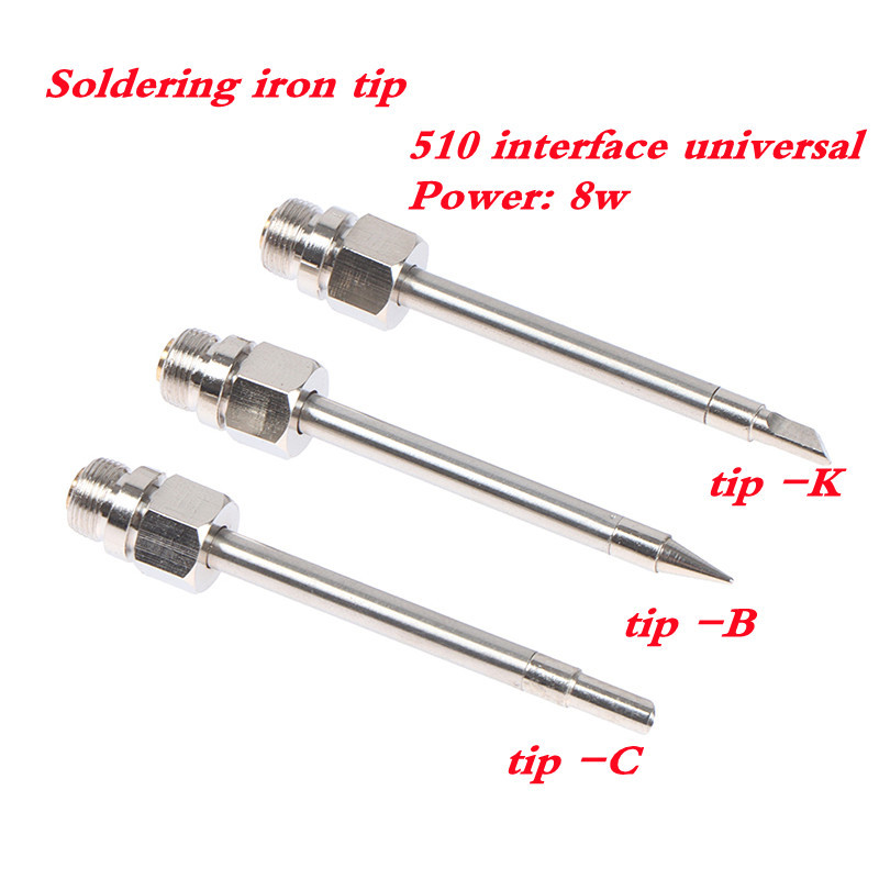 Jual 6 Styles 510 Interface Soldering Iron Tip Mini Portable USB ...