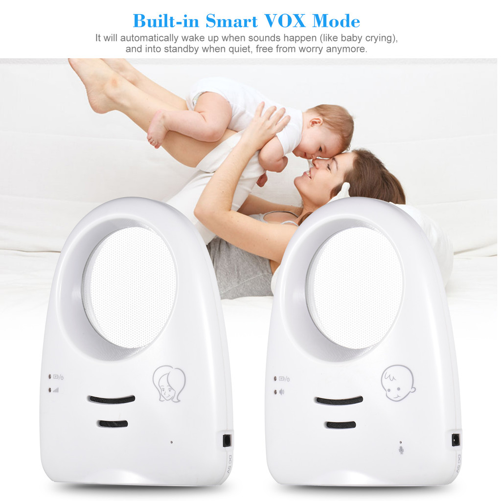 Jual Portable 2.4GHz Wireless Digital Audio Baby Monitor One-Way Talk ...