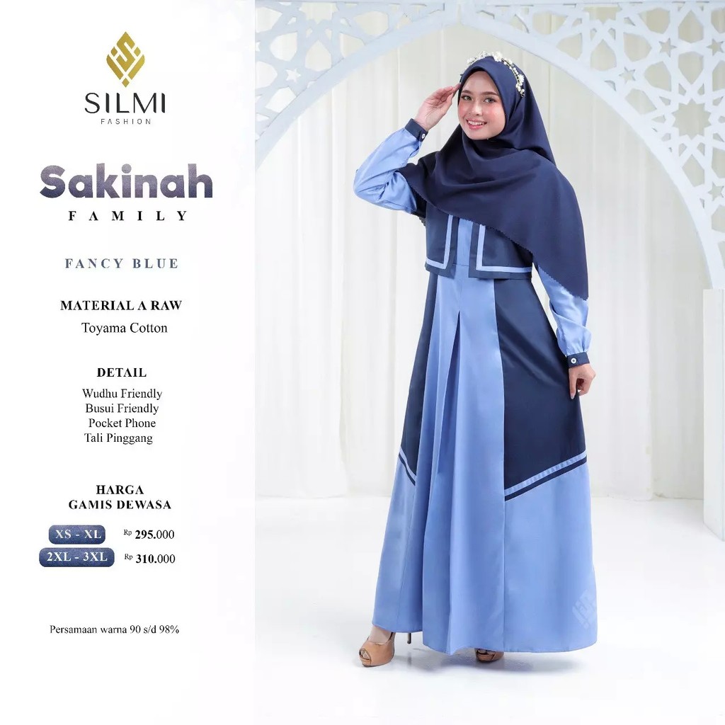 Jual Silmi Fashion Family Sakinah Gamis Dewasa Modern Original by Silmi ...