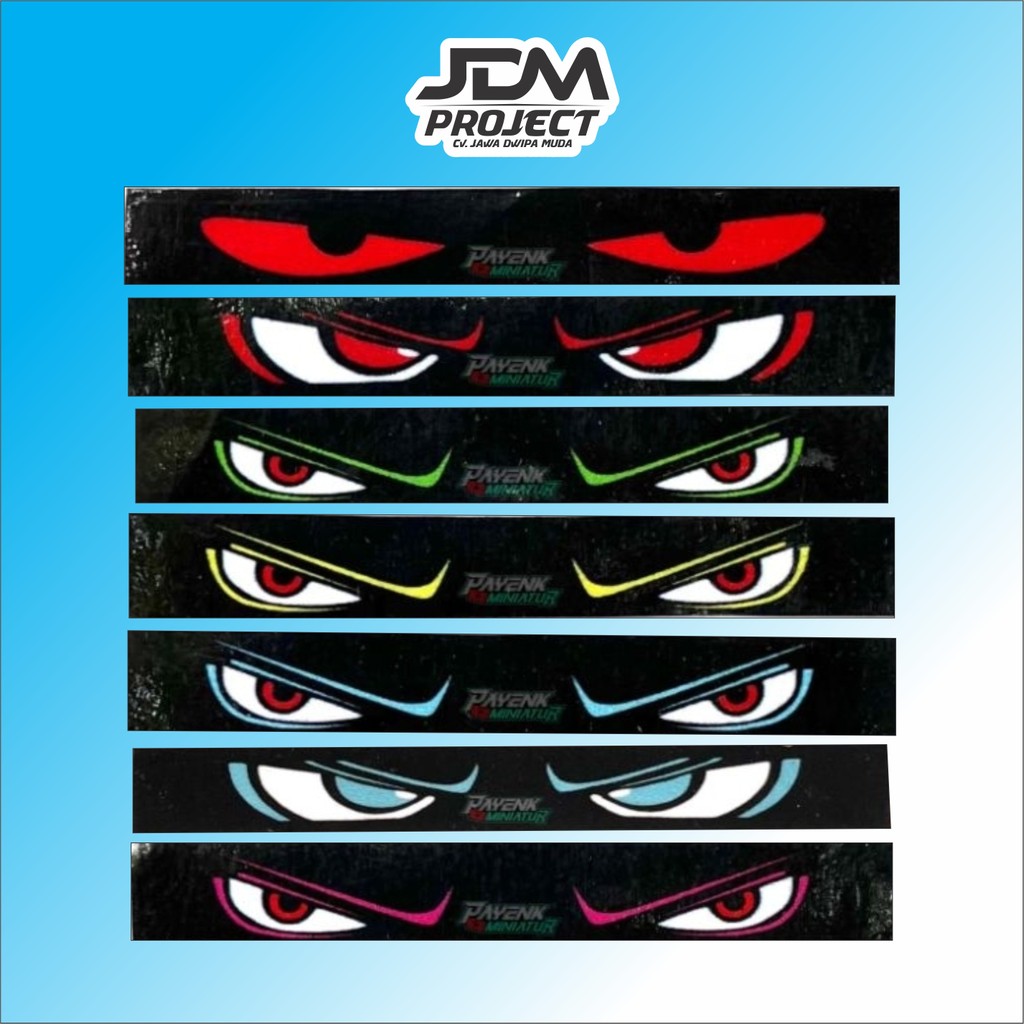 Jual JDM Project - STIKER STROBO MATA MINIATUR (isi 2 pcs) | Shopee ...