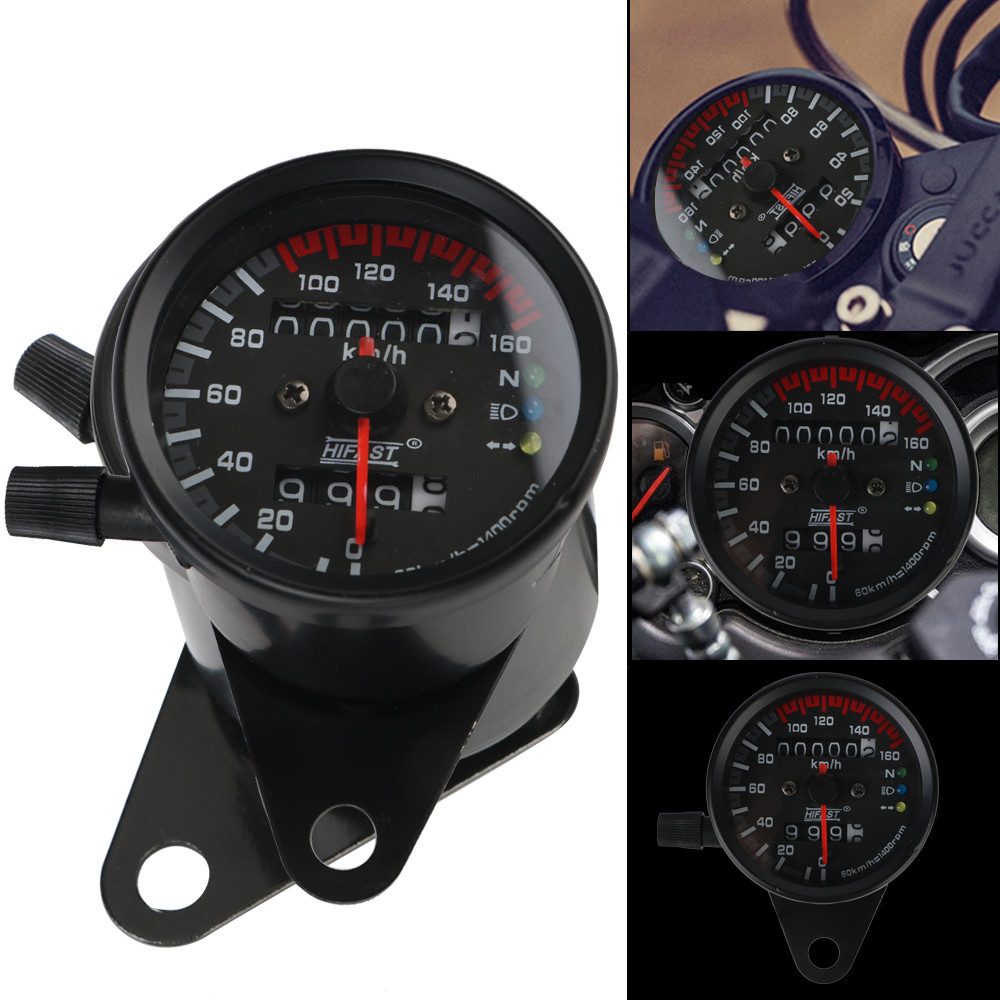 Jual Universal with LED Signal Light Backlight Indicator for Cafe Racer ...