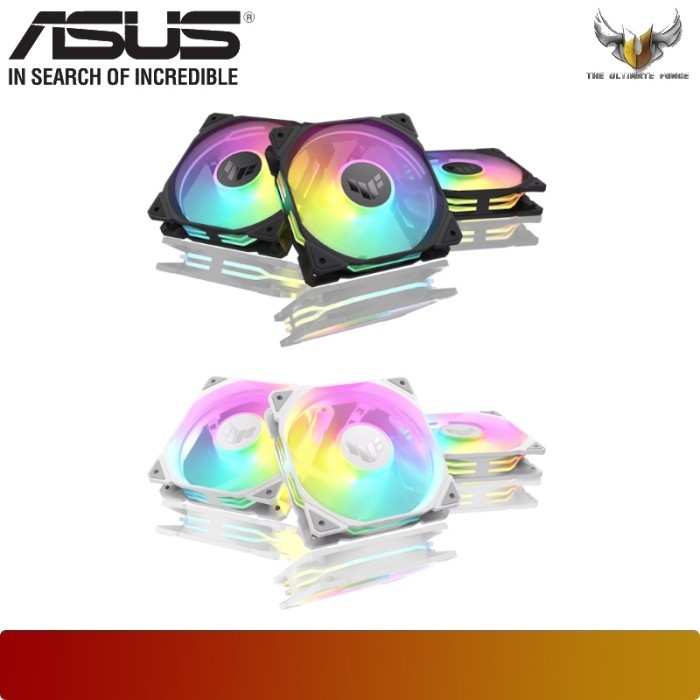 Jual ASUS TUF Gaming TR120 ARGB Reverse Fan Triple Pack with an Extra ...