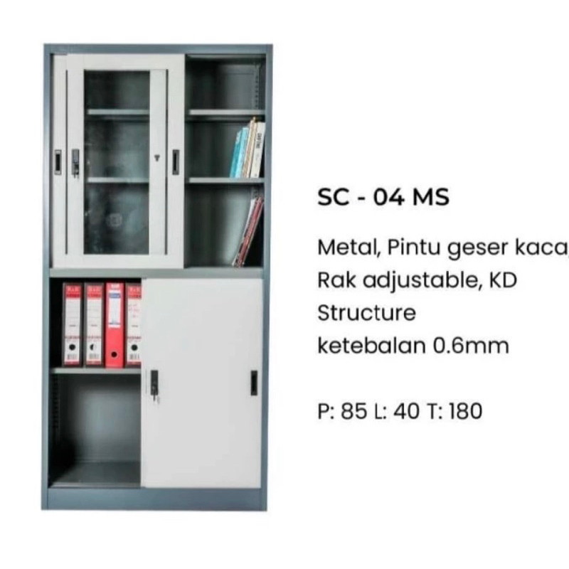 Jual Importa Lemari Arsip Plat Besi Lemari Dokumen Arsip Anti Rayap SC ...