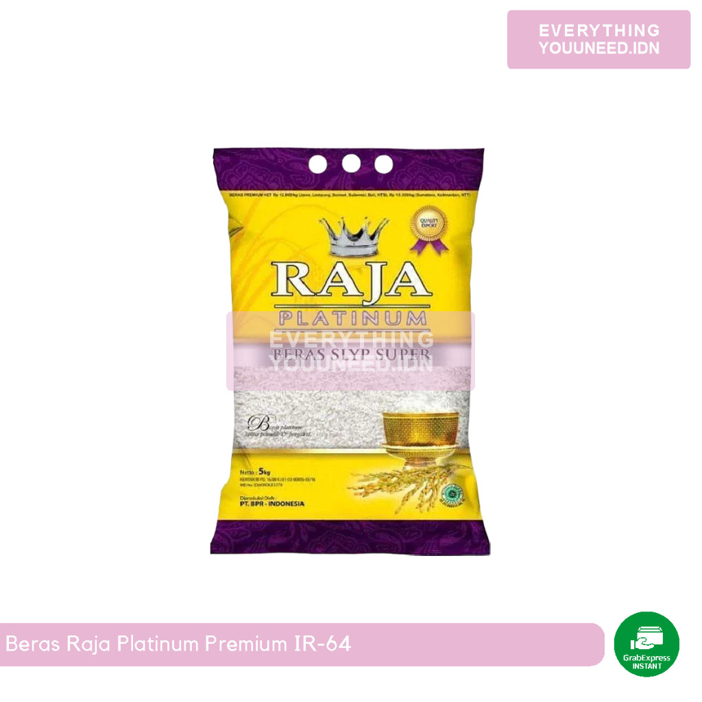 Jual Beras Raja Platinum 5 Kg | Shopee Indonesia