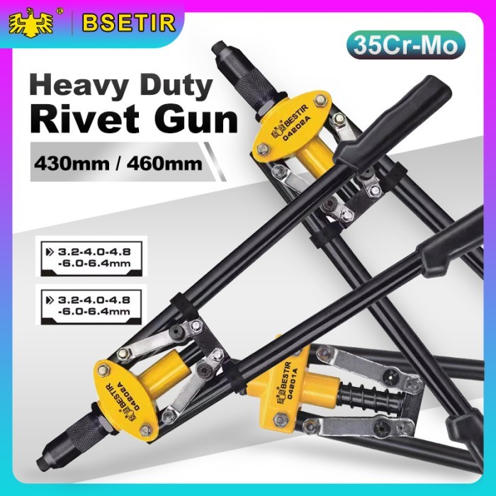 Jual Hand Riveter Tang Rivet 430mm 455mm Nuts Guns Tembakan Paku Rivet ...