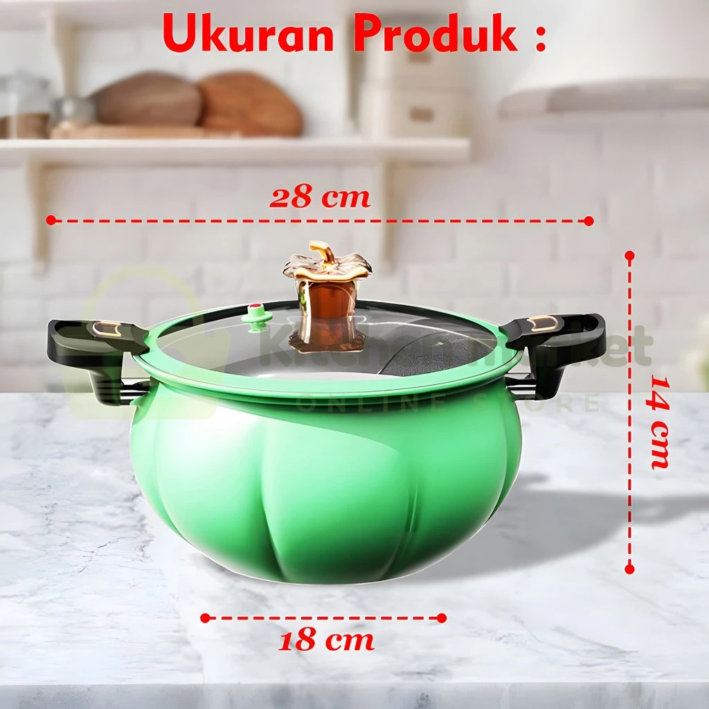 Jual Panci Presto Viral Model Labu Kapasitas Besar 7.5 Liter | Shopee ...