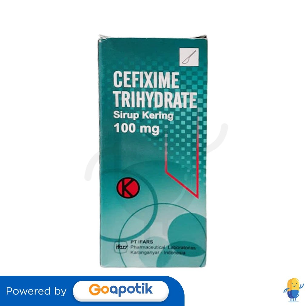 Jual Cefixime Trihydrate Ifars 100 Mg/5 Ml Dry Syrup 30 Ml | Shopee ...