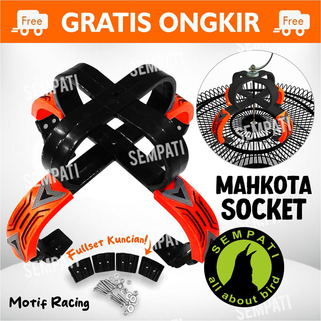 Jual SEMPATI MAHKOTA SANGKAR MURAI SOCKET SOKET RACING BALAP MAHKOTA ...