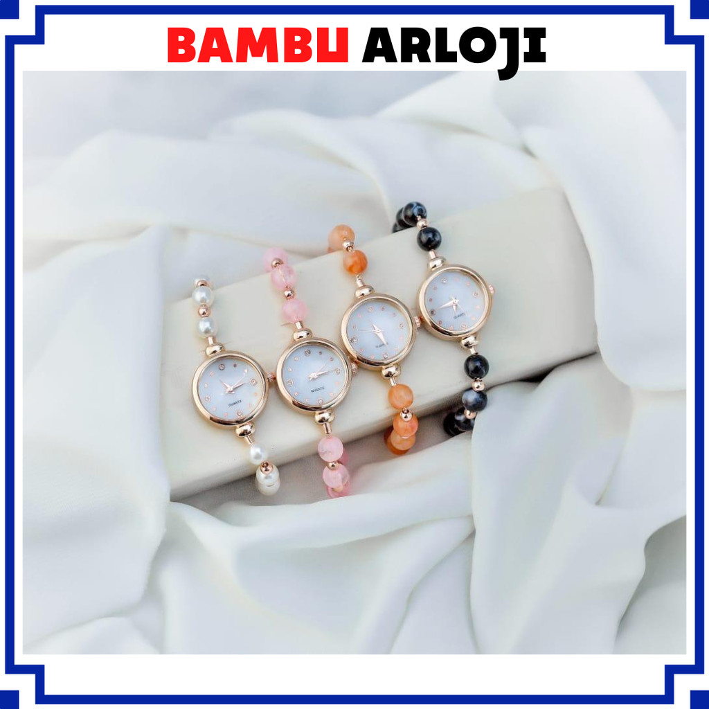 Jual BAJ Jam Tangan Serut Mewah Gelang Serut Wanita Analog Quartz ...