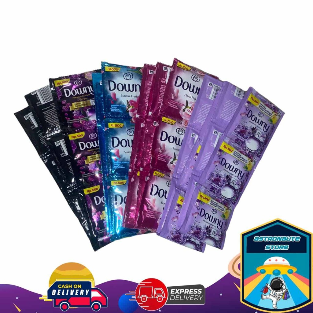 Jual Downy Pelembut dan Pewangi Pakaian Sachet Isi 12 X 8Ml (Rundom ...