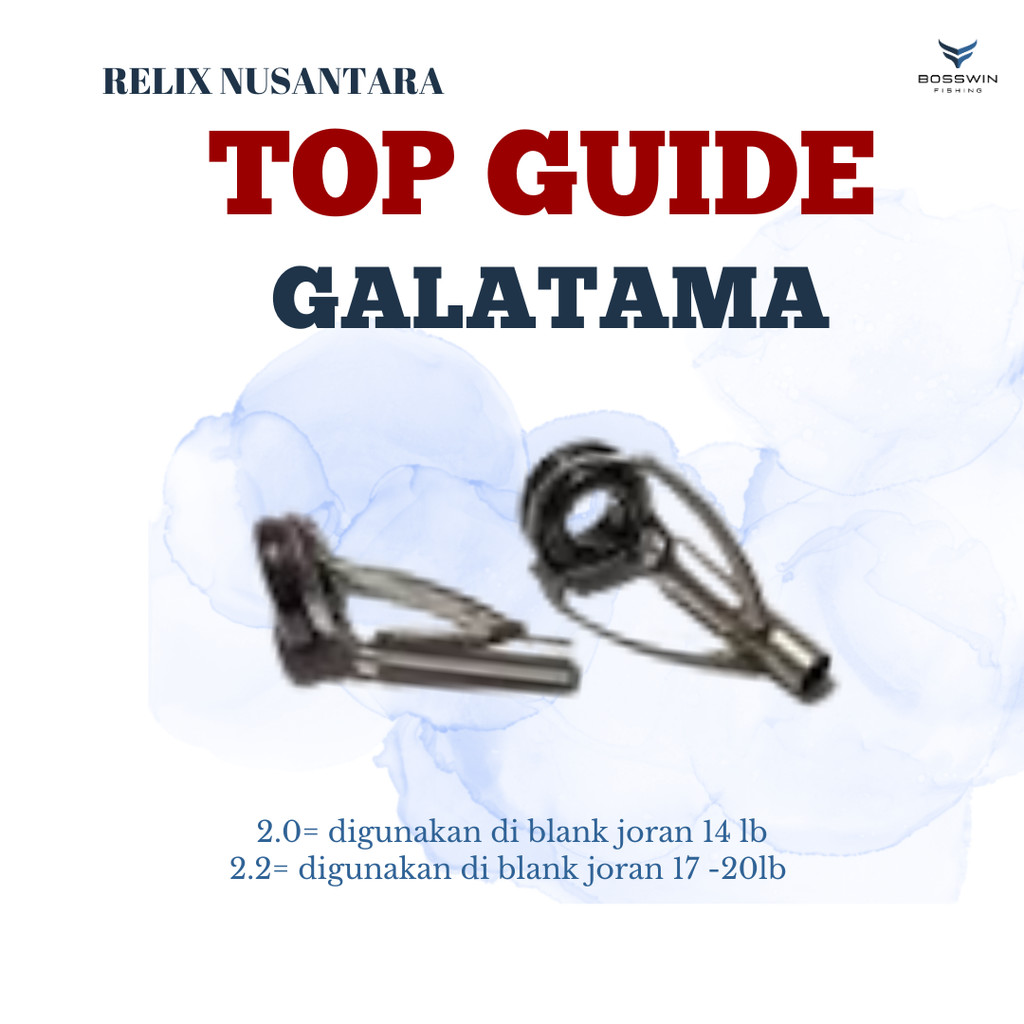Jual Top Guide Relix Nusantara Cincin Ring Guide Ujung Joran Galatama ...