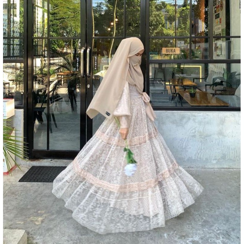 Jual Lodira Shoppie - Eleanor Dress Syar'i Premium, Gaun Pesta, Wedding ...