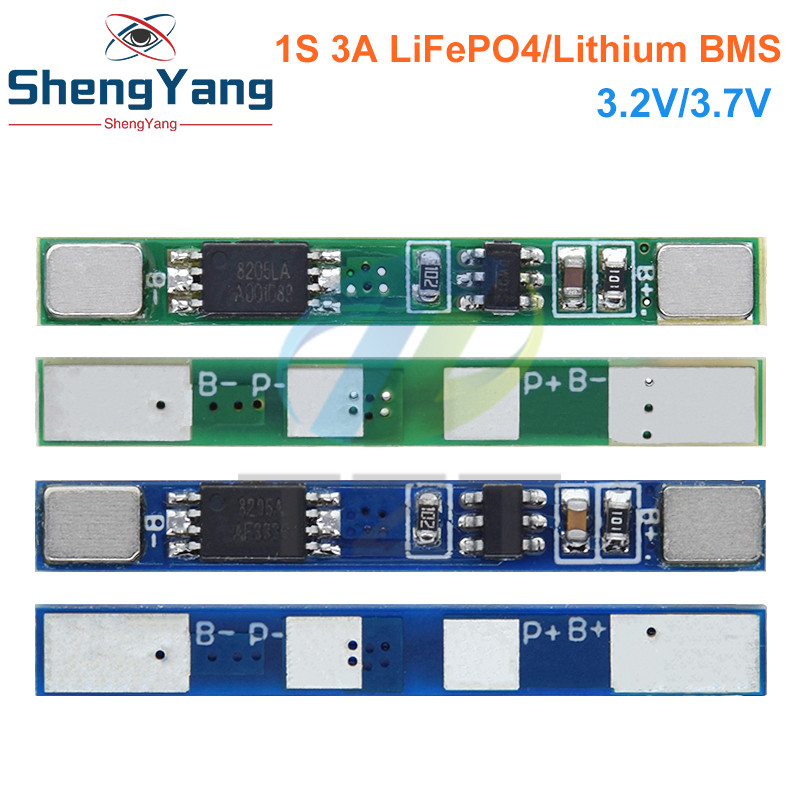Jual TZT 1/5/10PCS 1S 3.2V 3.7V 3A LiFePO4 / Lithium Li-ion BMS PCM Battery Protection Board Pcm ...