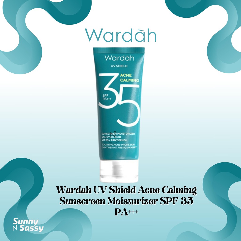 Jual Wardah UV Shield Acne Calming Sunscreen Moisturizer SPF 35 PA ...